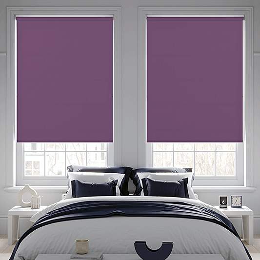 Banlight Duo FR Iris Roller Blind - Battery Powered – Blinds4All.co.uk